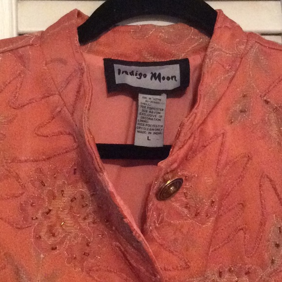 indigo moon | Jackets & Coats | Indigo Moon Beaded And Embroidered ...